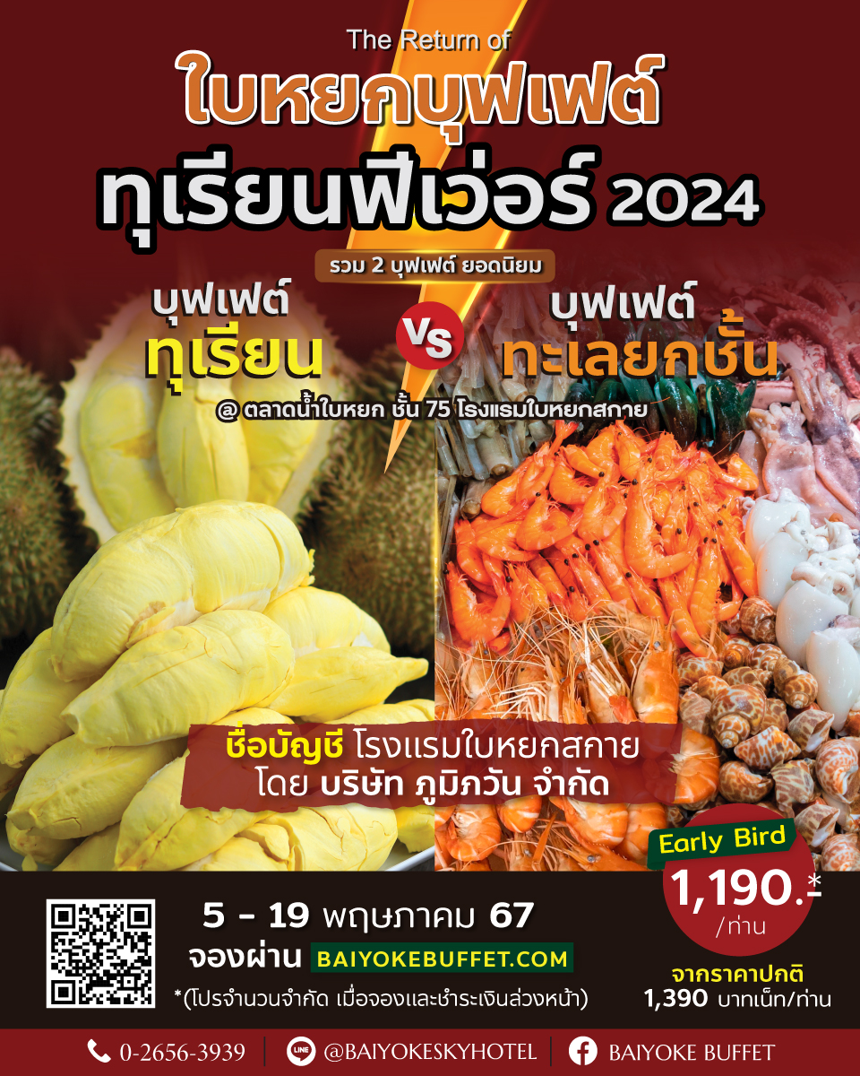 Durian Buffet Bangkok 2024 - Best Guide for Durian Lovers In Thailand