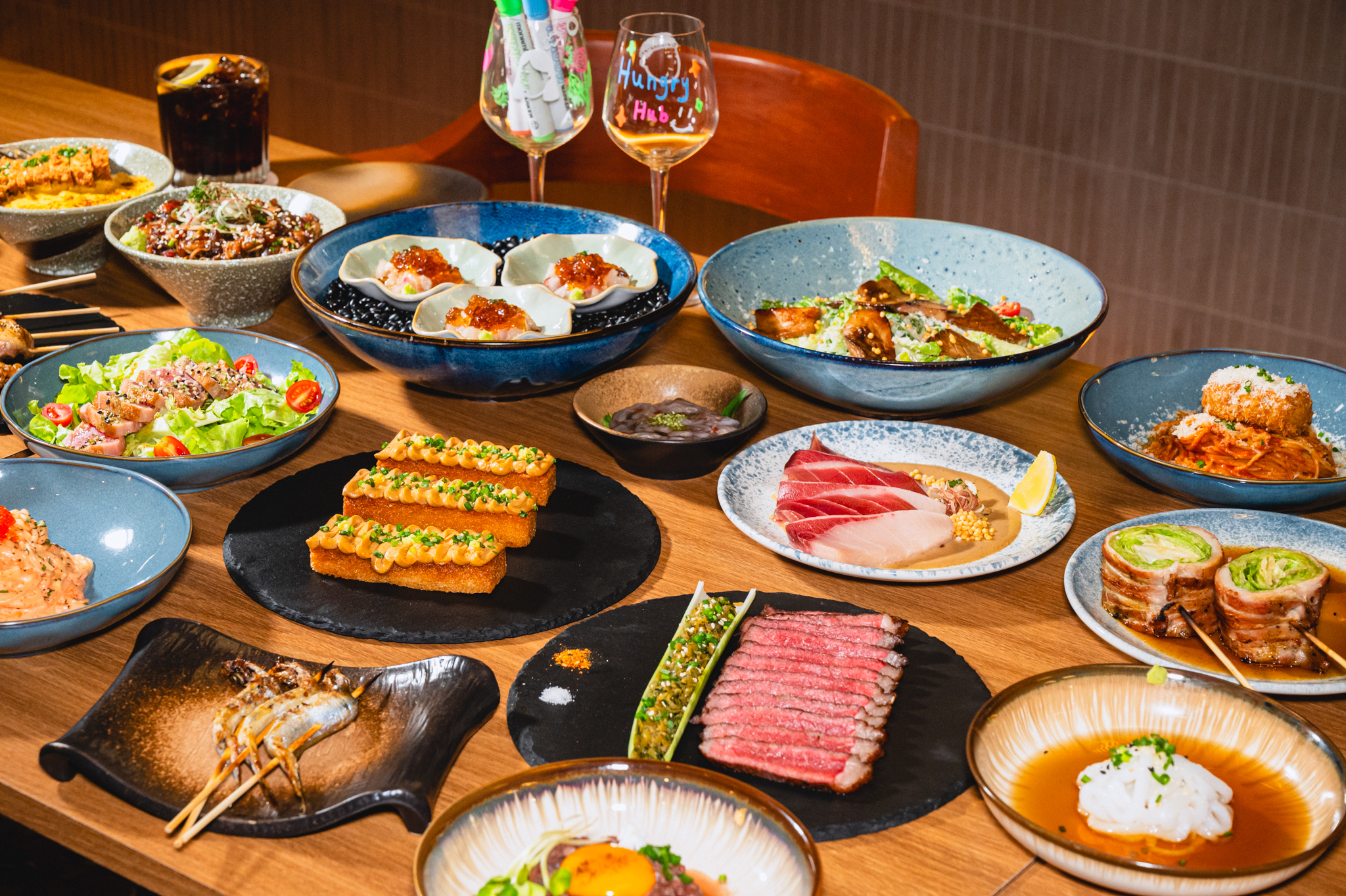 Doodle Izakaya ร านอาหารญ ป น สไตล โมเด ร น ย านส ข มว ท Hungry Hub